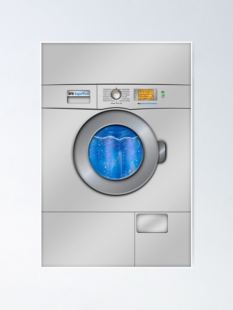 "Washing Machine" Poster by BonniePhantasm | Redbubble