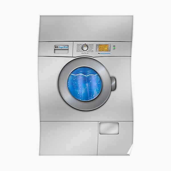 "Washing Machine" Poster by BonniePhantasm | Redbubble
