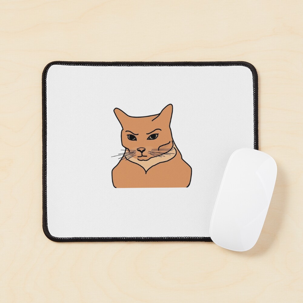 "Mewing Cat" Sticker for Sale by The-Sigma-Sh0p | Redbubble