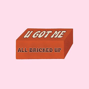 "All Bricked Up" Sticker for Sale by lumidumi | Redbubble