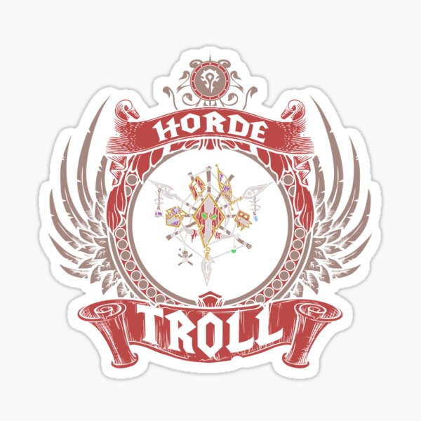 "TROLL - CREST" Sticker for Sale by EXION CREW | Redbubble