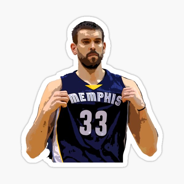 "Marc Gasol" Sticker by raffrasta | Redbubble