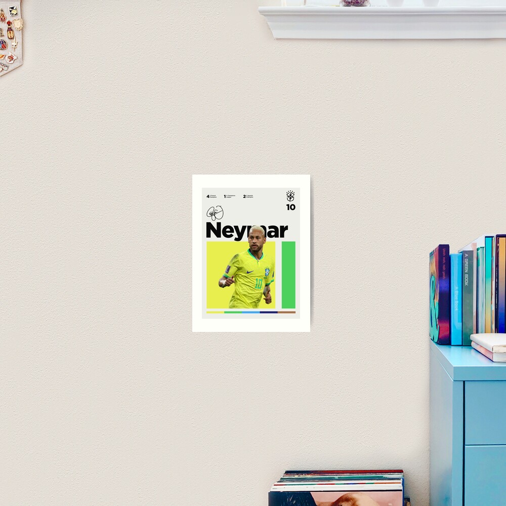 "Neymar Jr. Poster" Poster for Sale by RubySport | Redbubble