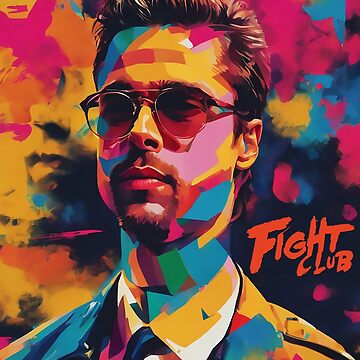 "Fight Club " Sticker for Sale by WhizWave | Redbubble