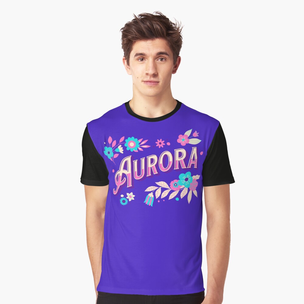"Aurora Name" Sticker for Sale by Akantido | Redbubble
