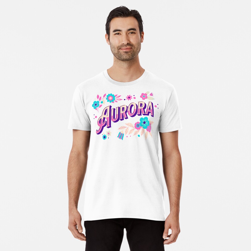 "Aurora Name" Sticker for Sale by Akantido | Redbubble