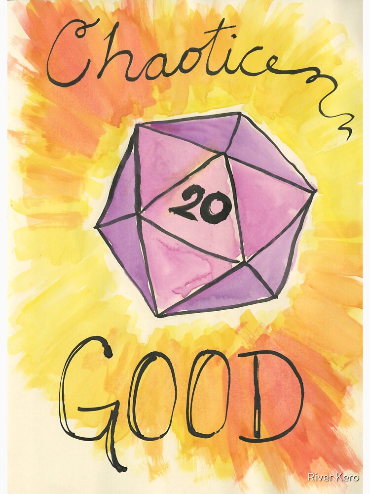 "Chaotic Good" T-shirt for Sale by runawaytoons | Redbubble | d20 t ...