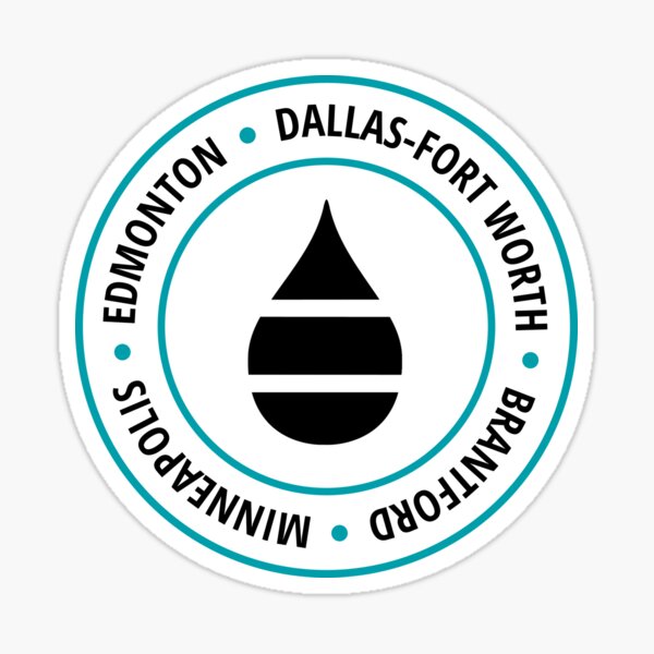 "Fluid Life Lab Locations" Sticker for Sale by Fluid Life | Redbubble