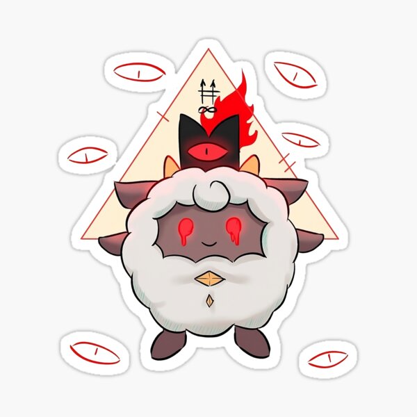"Palworld sheep x Cult of the Lamb" Sticker for Sale by Rudolfsxd ...