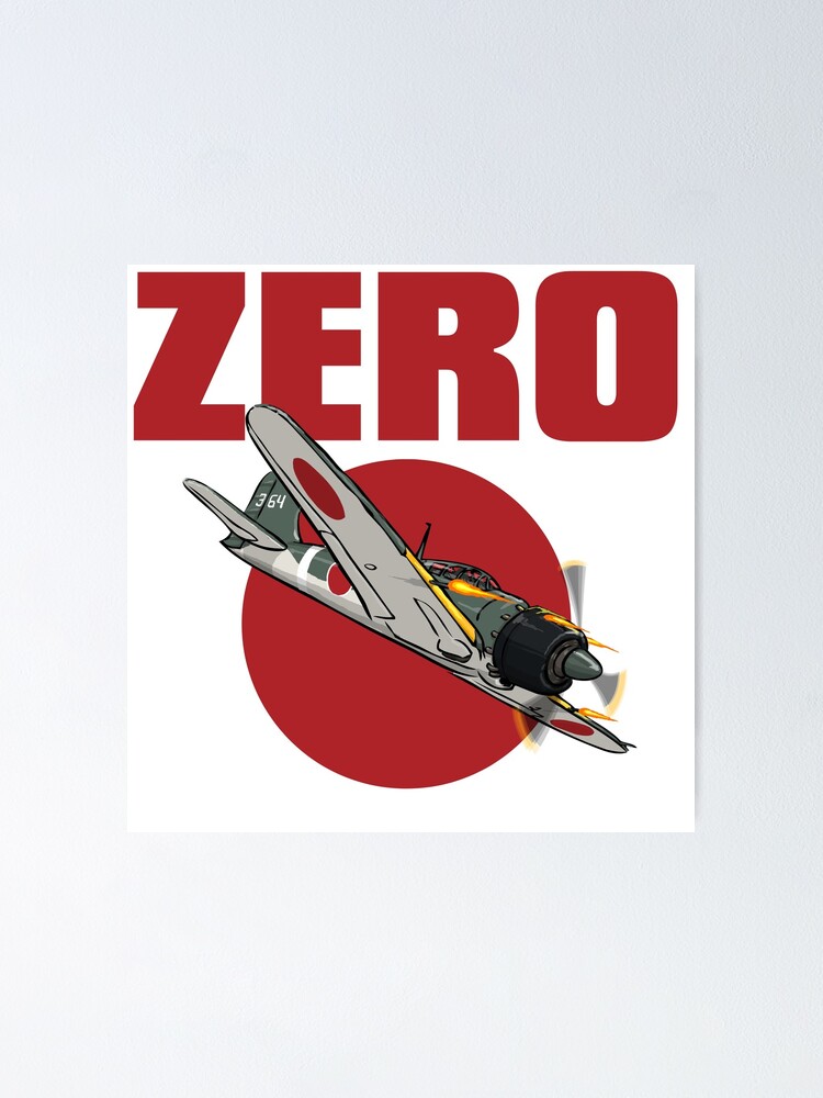 "A6M Zero" Poster for Sale by fritzthefox | Redbubble