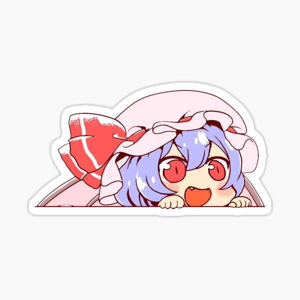 "Chibi Remilia Peeker ~ Touhou" Sticker for Sale by internet-joshi ...