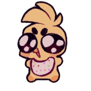 "Chicka FNAF Five Nights At Freddys Chibi Sticker Tshirt" Sticker for ...