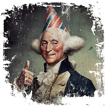 "President Washington thumbs up party" Sticker for Sale by ...