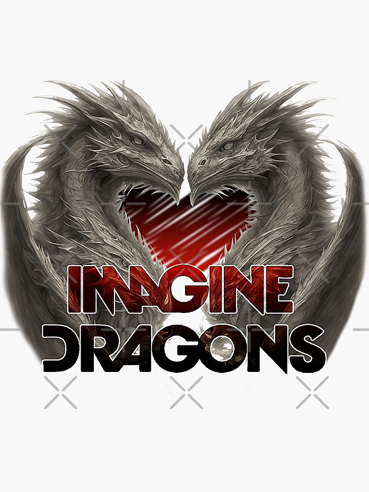 "Dragonheart Harmony" Sticker for Sale by NickTaroDesign | Redbubble