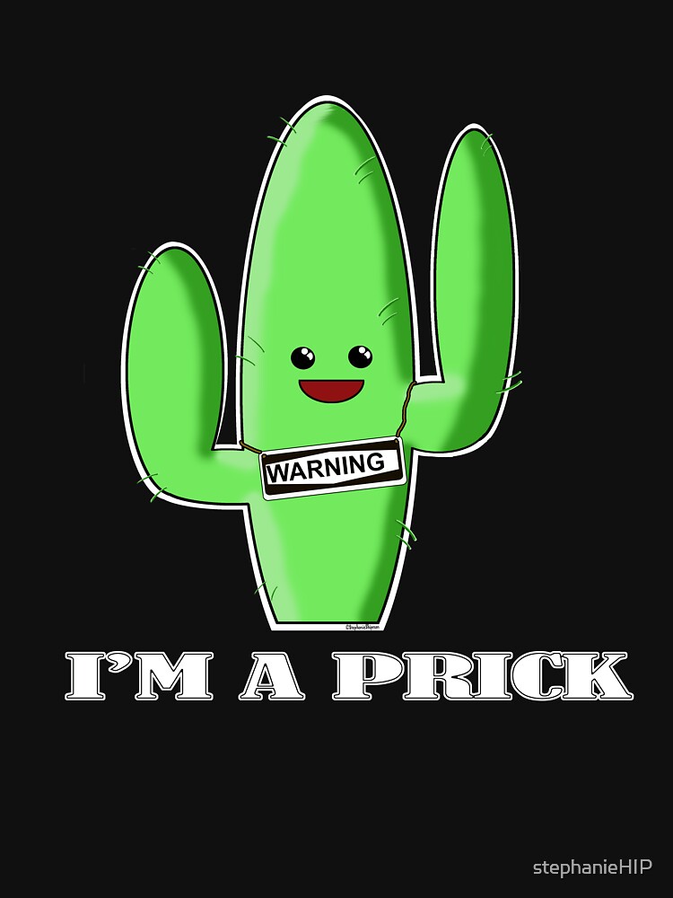 ""Warning I'm A Prick" Meme Cactus" T-shirt by SmartAndPunny | Redbubble