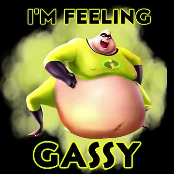 "Incredible Gassy" Sticker for Sale by Baxobhone | Redbubble