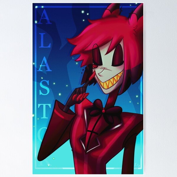 "Alastor - Hazbin Hotel" Poster for Sale by FiraRaeArt | Redbubble