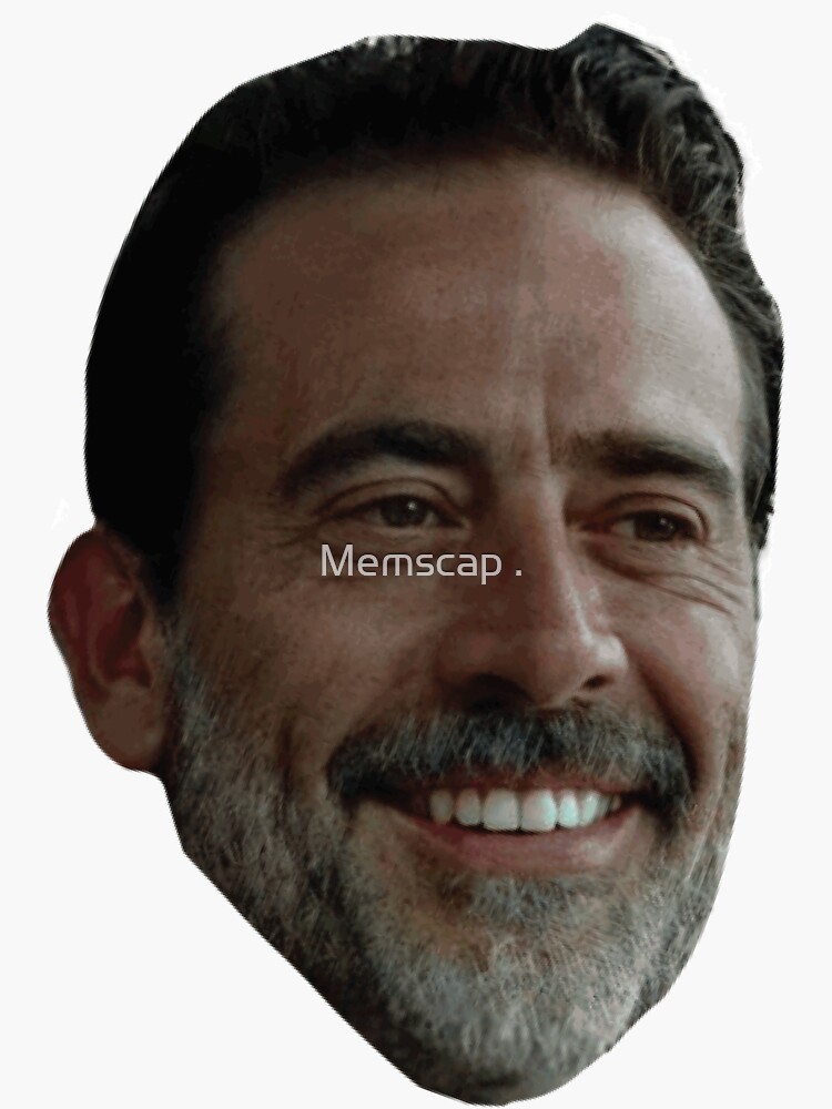 "Jeffrey Dean Morgan face meme " Sticker for Sale by Memscap . | Redbubble