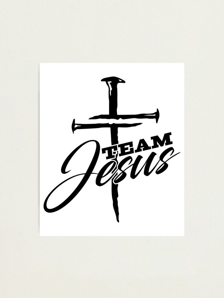 "Team Jesus" Photographic Print by PridePromos | Redbubble
