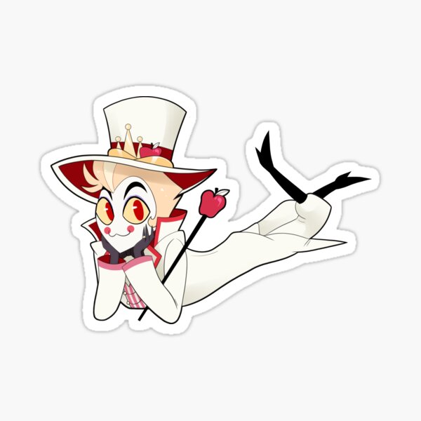 "Lucifer Morningstar chibi" Sticker by Rollito | Redbubble