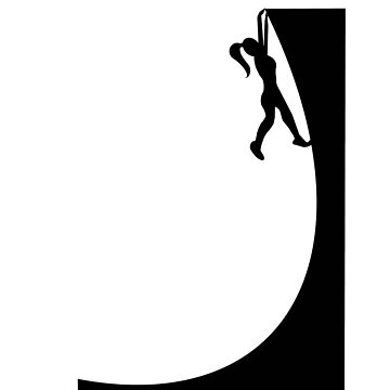 "Female ninja warrior on a warped wall" Sticker for Sale by ...