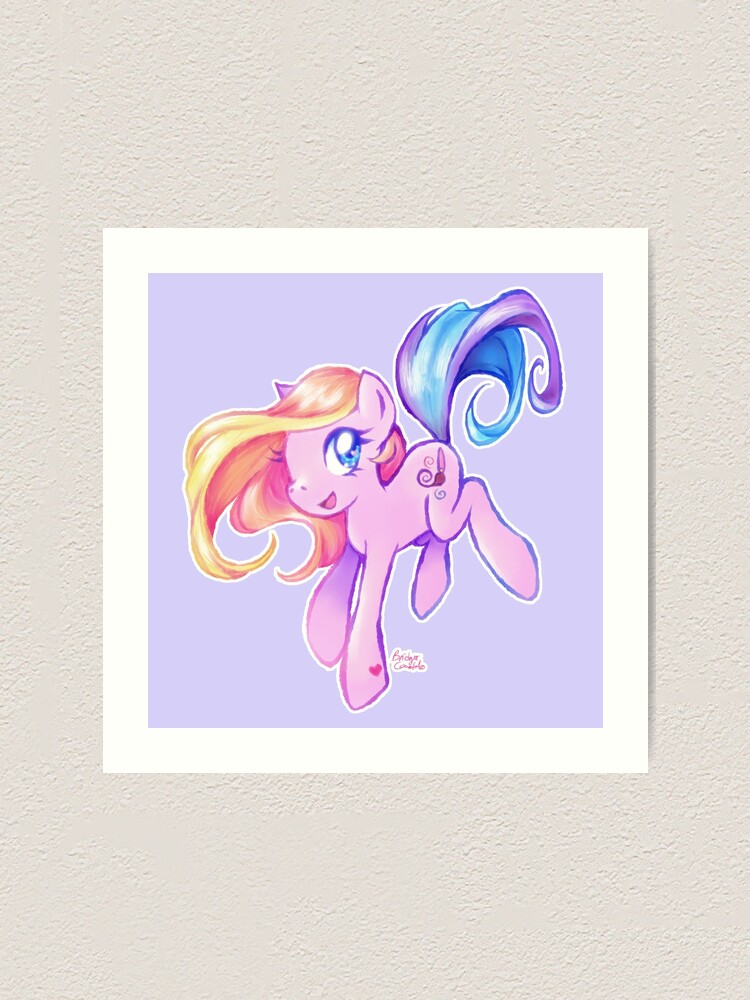 "Cute Kawaii Toola Roola My Little Pony Fan Art" Art Print by ...