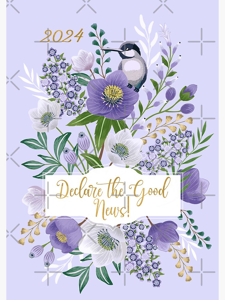 "Declare the Good News! (Design 4)" Spiral Notebook for Sale by Paper ...