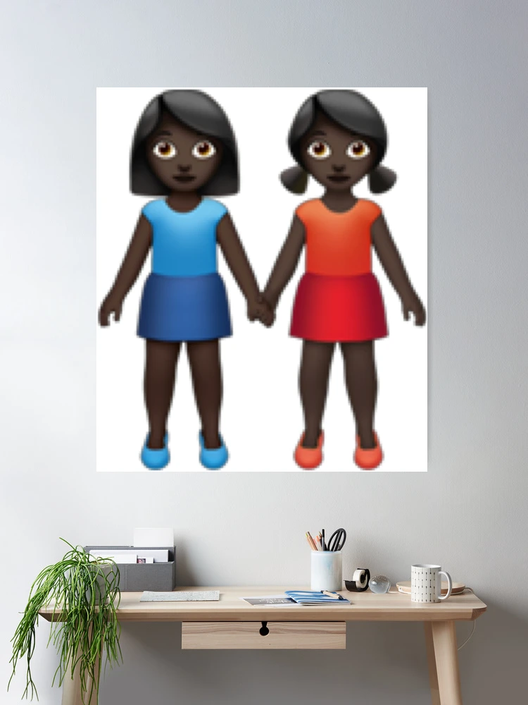 Two Women Holding Hands Emoji