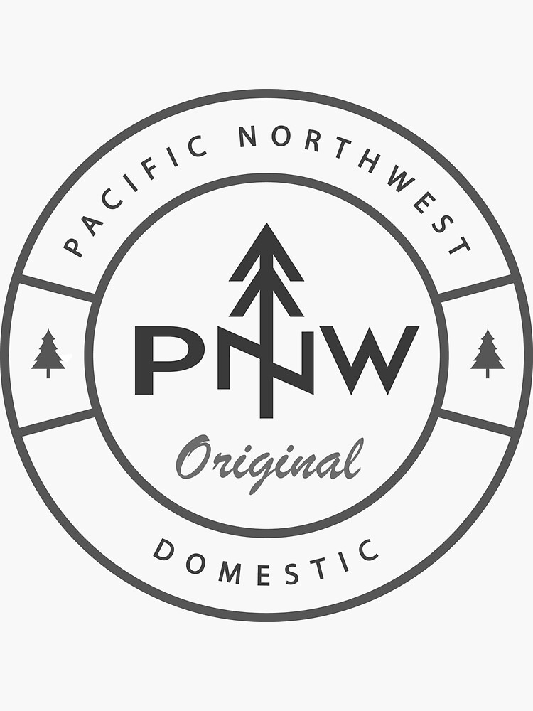 "PNW - tree logo 02" Sticker for Sale by jpforrest | Redbubble
