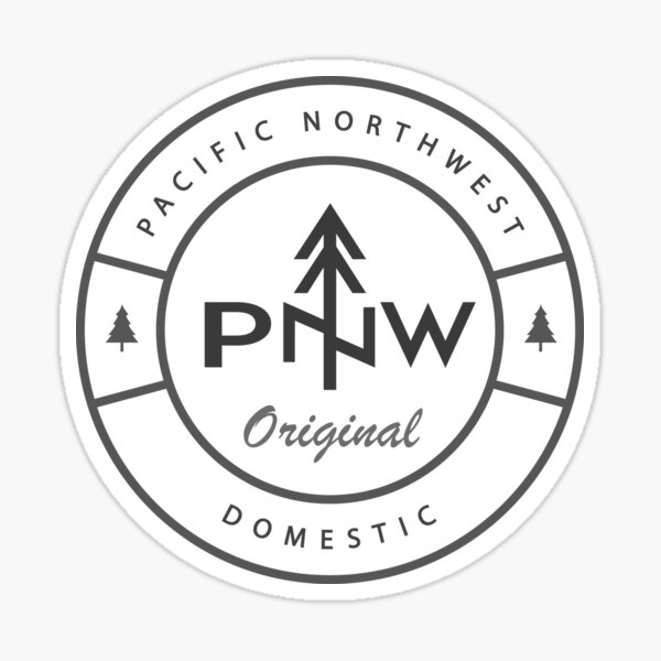 "PNW - tree logo 02" Sticker for Sale by jpforrest | Redbubble