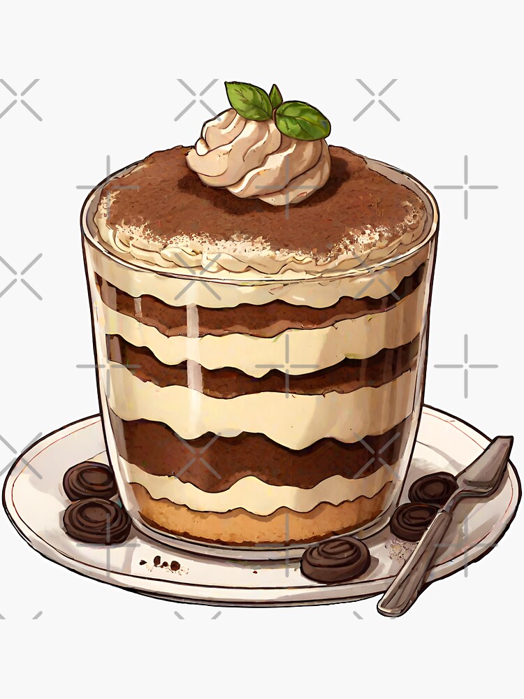 "Tiramisu" Sticker for Sale by Jackson-Will | Redbubble
