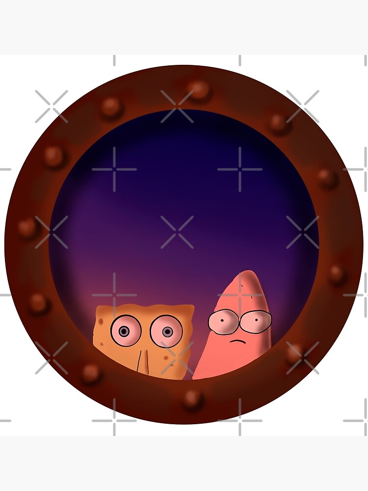 "spongebob and patrick looking out the window" Poster by Kado-detalles ...