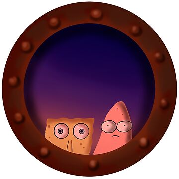 "spongebob and patrick looking out the window" Poster by Kado-detalles ...
