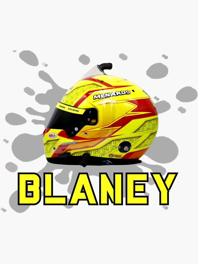 "Ryan Blaney - 2024 Helmet Design" Sticker for Sale by GoTrackHopper ...
