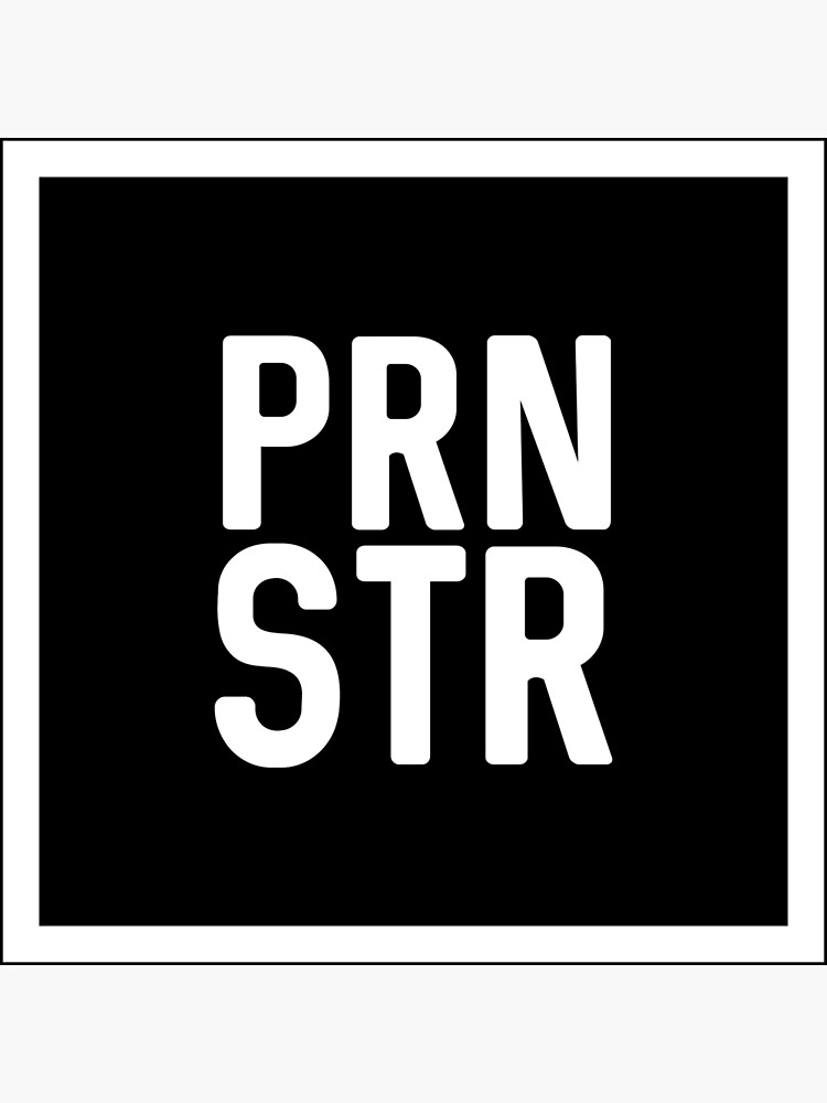 "PRN STR - Porn Star" Poster for Sale by Super3 | Redbubble