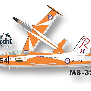 "Aermacchi MB-326H Royal Australian Air Force Roulettes" Sticker for ...