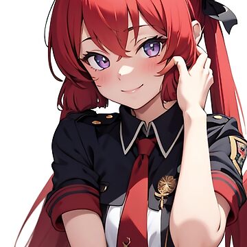 "Cute Anime Girl, Akashi Junko - Blue Archive" Sticker for Sale by ...