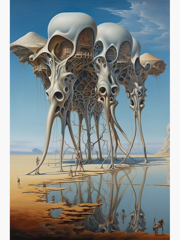 "Salvador Dali Landscape Poster, House Dali Poster, Salvador dali ...