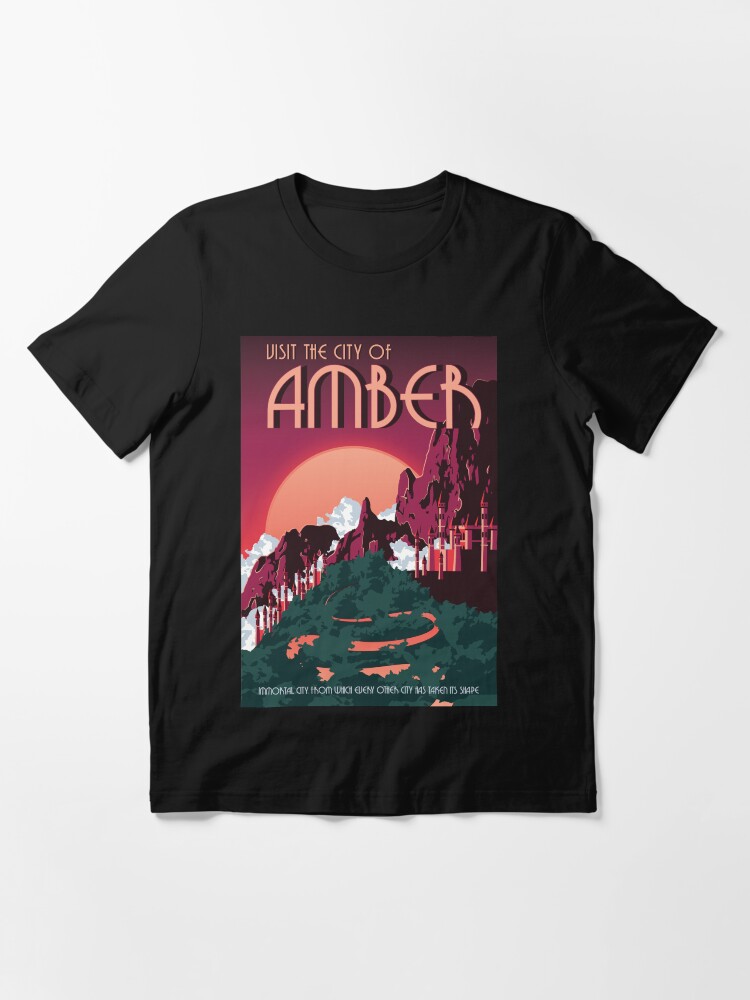 "Chronicles of Amber Vintage Travel Poster" T-shirt for Sale by ...