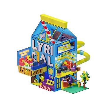 ""Lyrical Lemonade HQ"" Sticker for Sale by KIDDOW | Redbubble