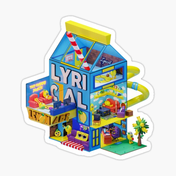 ""Lyrical Lemonade HQ"" Sticker for Sale by KIDDOW | Redbubble