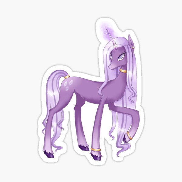 "(REDESIGN) rarity fanart" Sticker for Sale by blueberry-bat | Redbubble