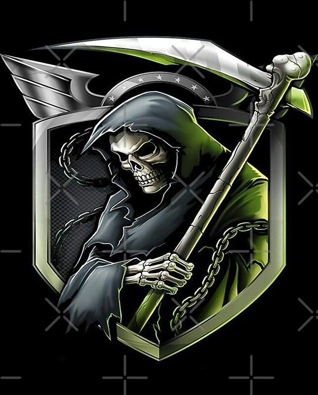 "Grim Reaper Shield" by leen12 | Redbubble
