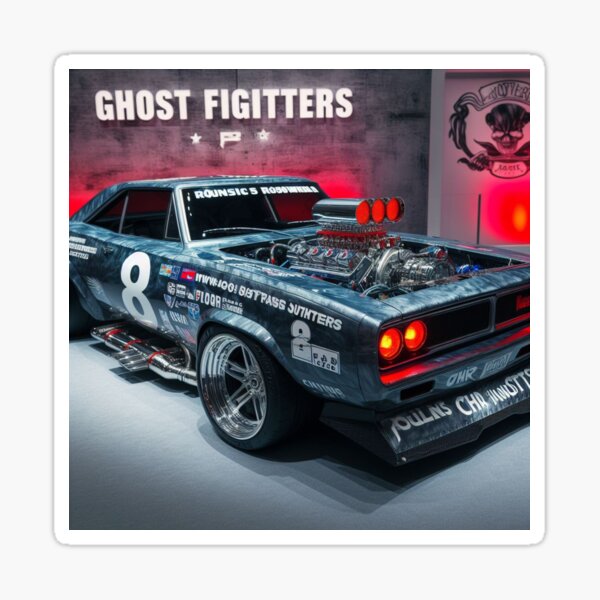 " ghost fighter" Sticker for Sale by sevenmountains | Redbubble