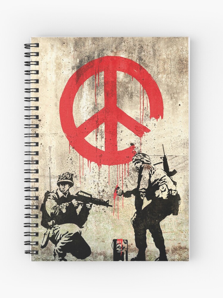 Graffiti De Banksy Pour La Paix La "Banksy Modeste Collection"