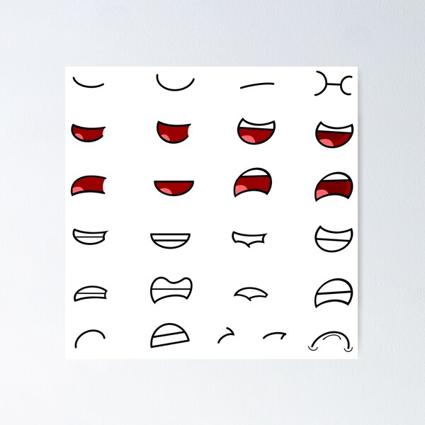 Bfdi Mouth Closed Mouth Smile Bfdi Assets Mouth Free Transparent