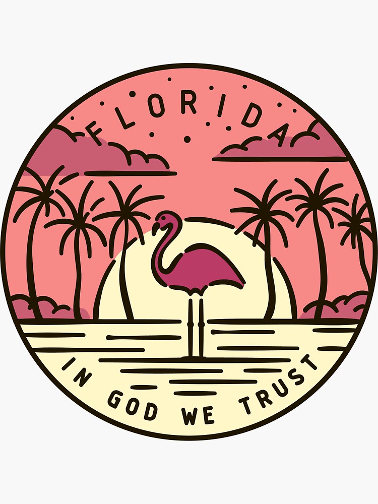 "Florida " Sticker for Sale by InfiniteSticker | Redbubble