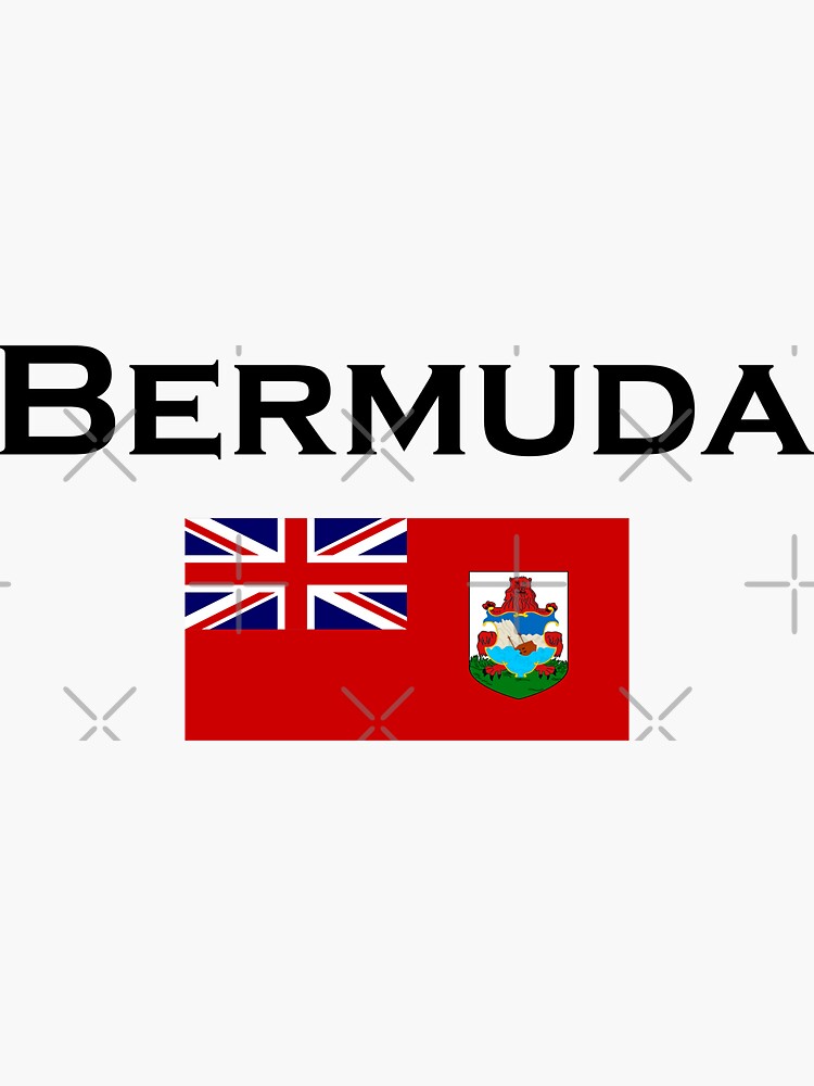 "Bermuda Country Flag Light-Color" Sticker by TinyStarAmerica | Redbubble