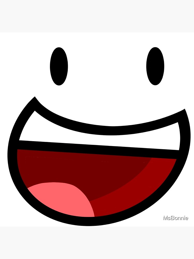"BFDI Big Smiley Face" Greeting Card for Sale by MsBonnie | Redbubble
