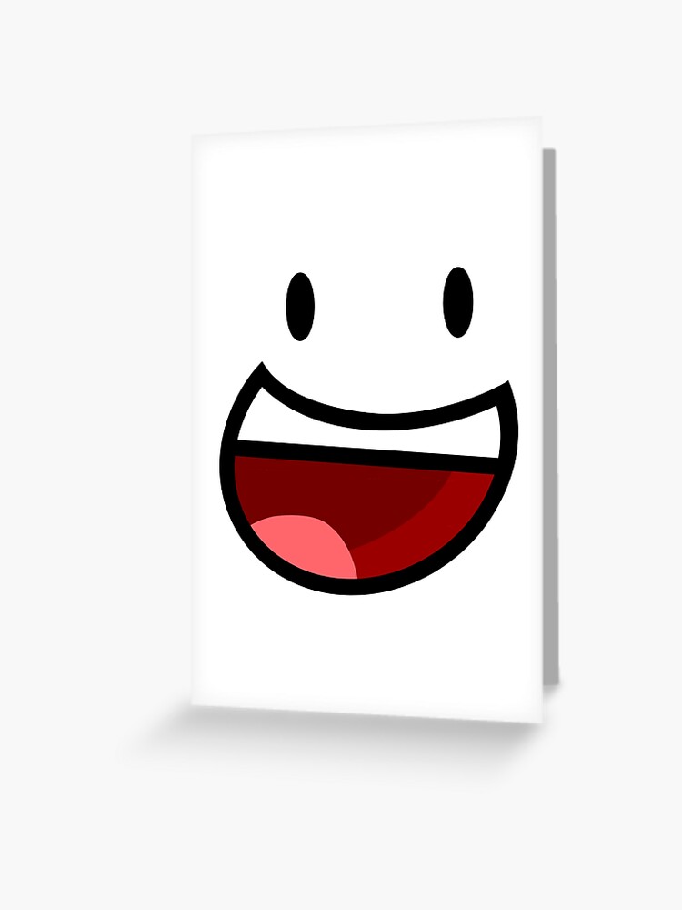 "BFDI Big Smiley Face" Greeting Card for Sale by MsBonnie | Redbubble